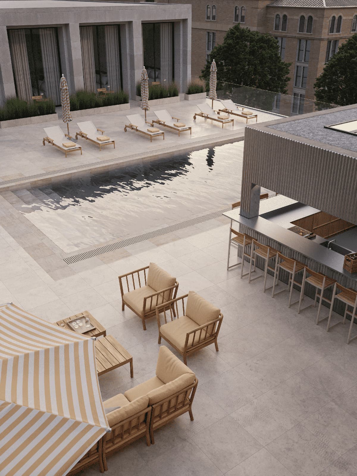 The Pelagus series expands with four new tables, stackable counter and ...